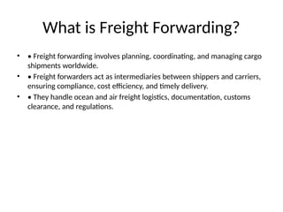 Professional_Freight_Forwarding_Training | PPT