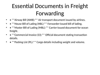Professional_Freight_Forwarding_Training | PPT