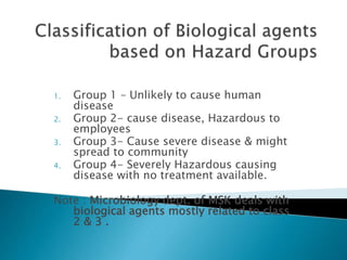 Professional health hazards in a microbiology laboratory and ...