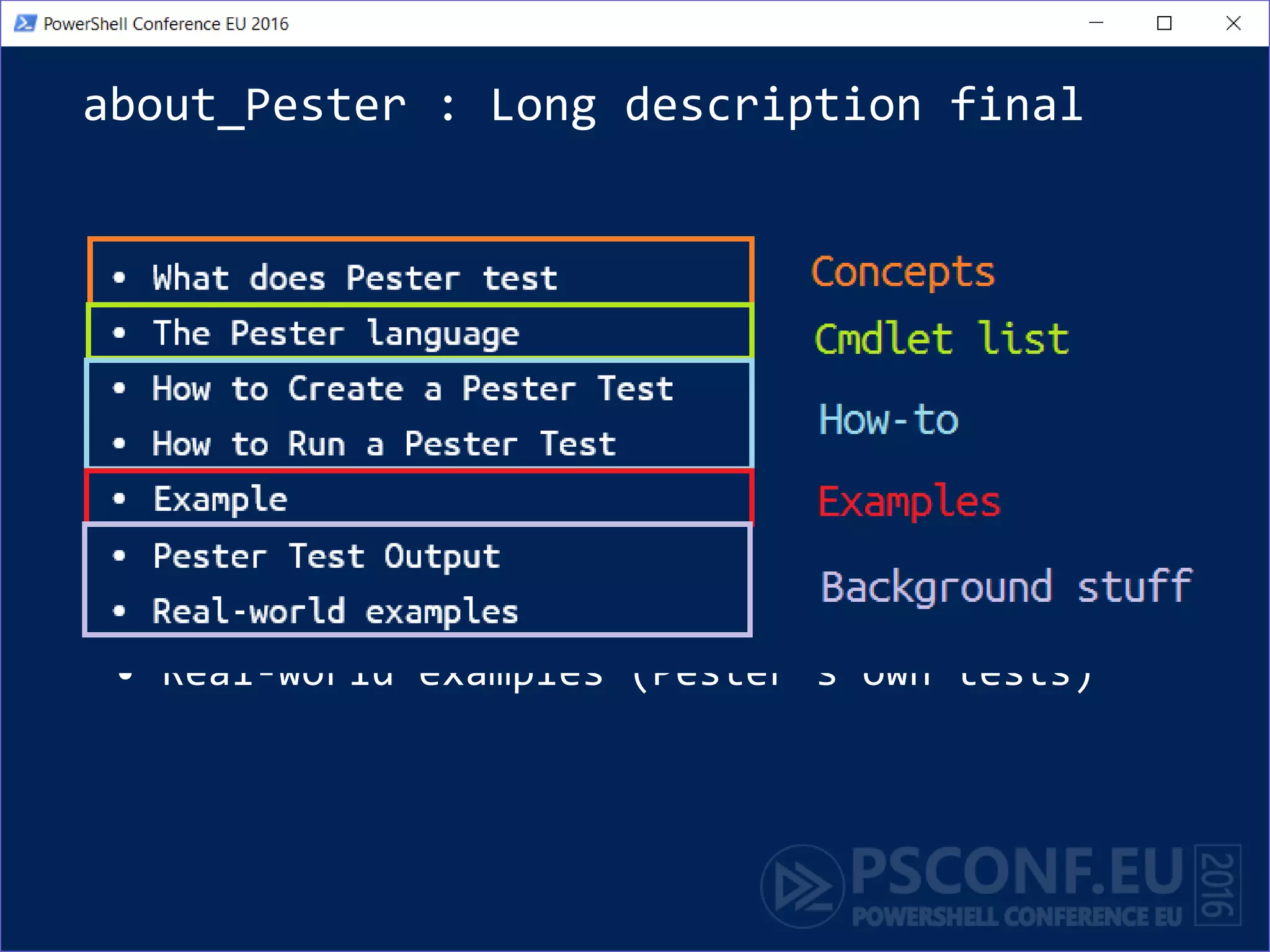 Professional Help for PowerShell Modules | PPTX