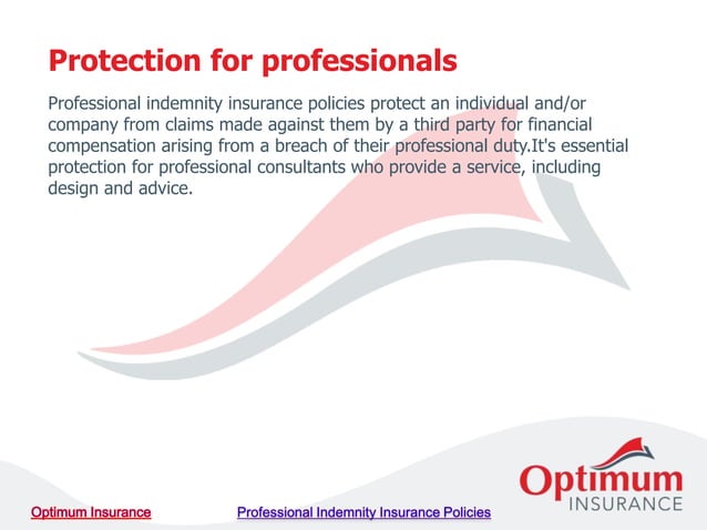Professional indemnity insurance policies | PPTX | Motor Insurance ...