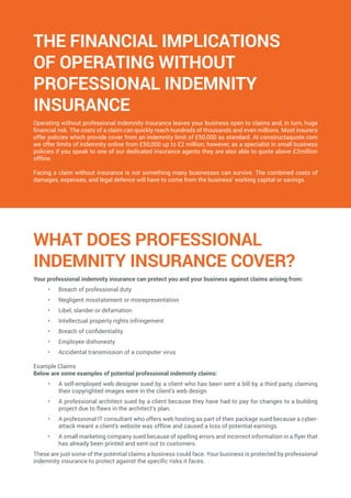 Professional Indemnity Insurance Ultimate Guide | PDF