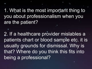 Professional in healthcare (3) | PPTX