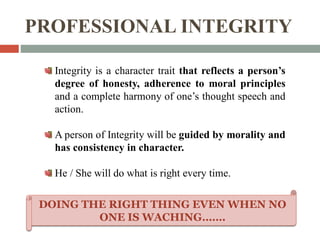 PROFESSIONAL Integrity, Honesty and Responsibility ppt (1).pdf