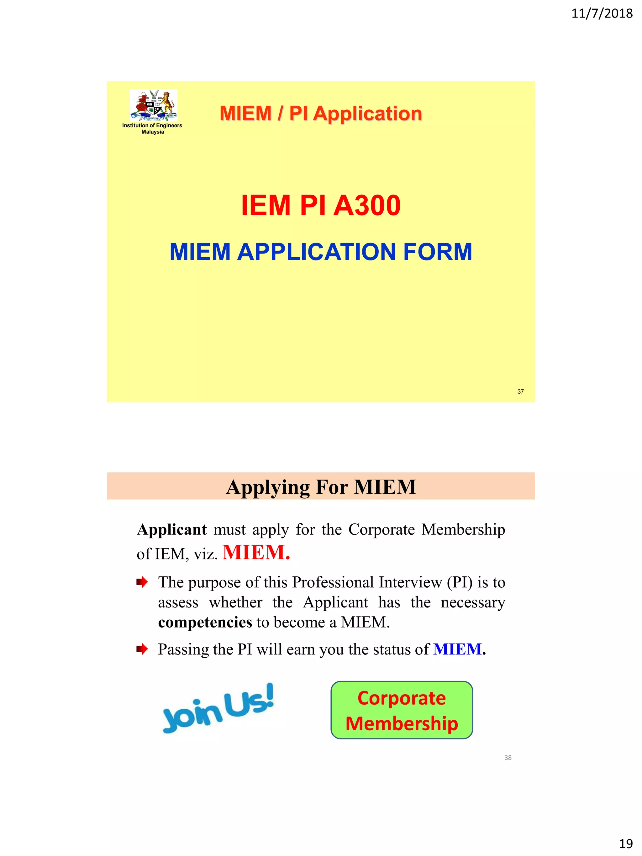 Route to Professional Engineer through IEM/BEM in Malaysia. | PDF