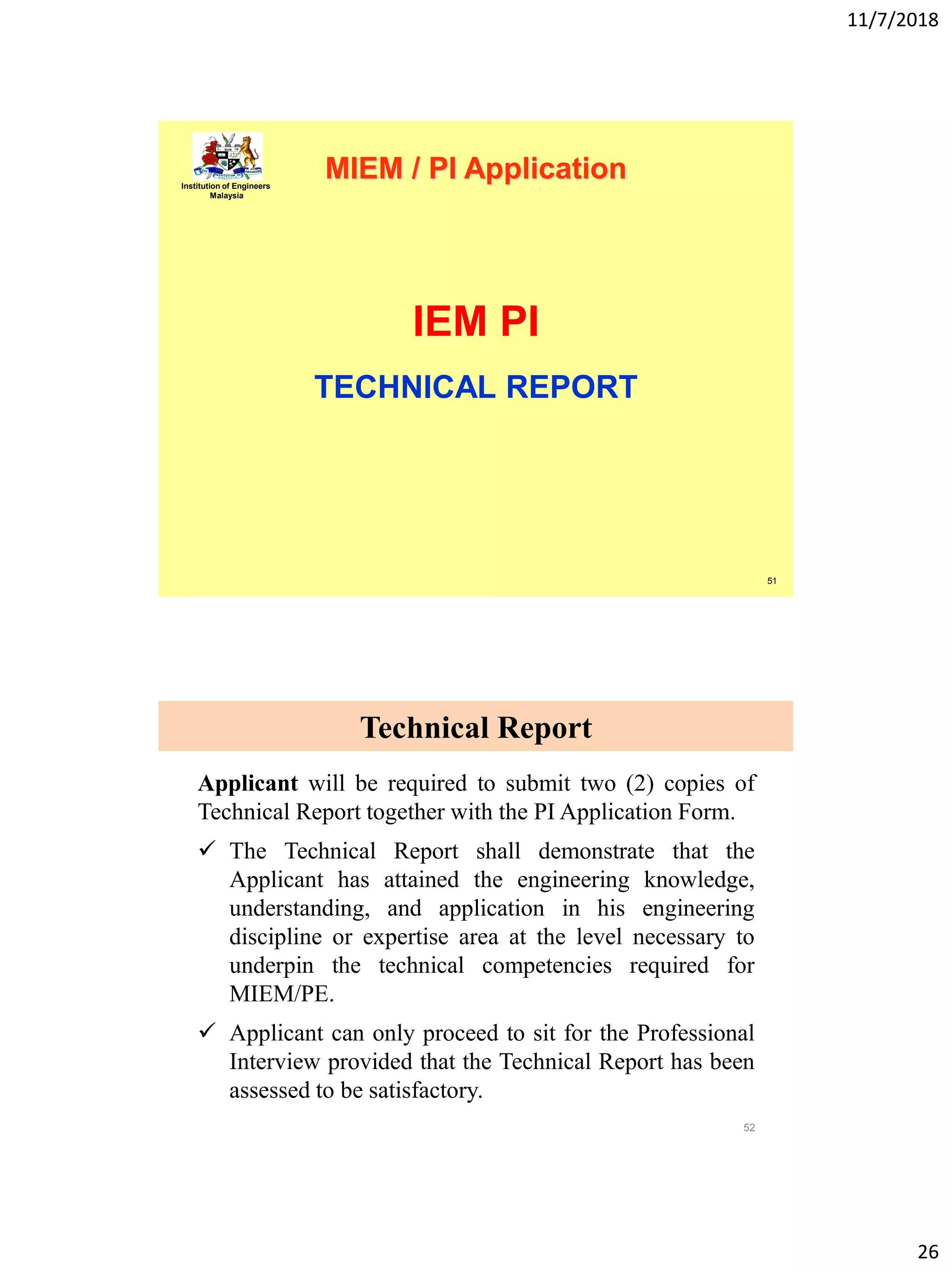 Route to Professional Engineer through IEM/BEM in Malaysia. | PDF
