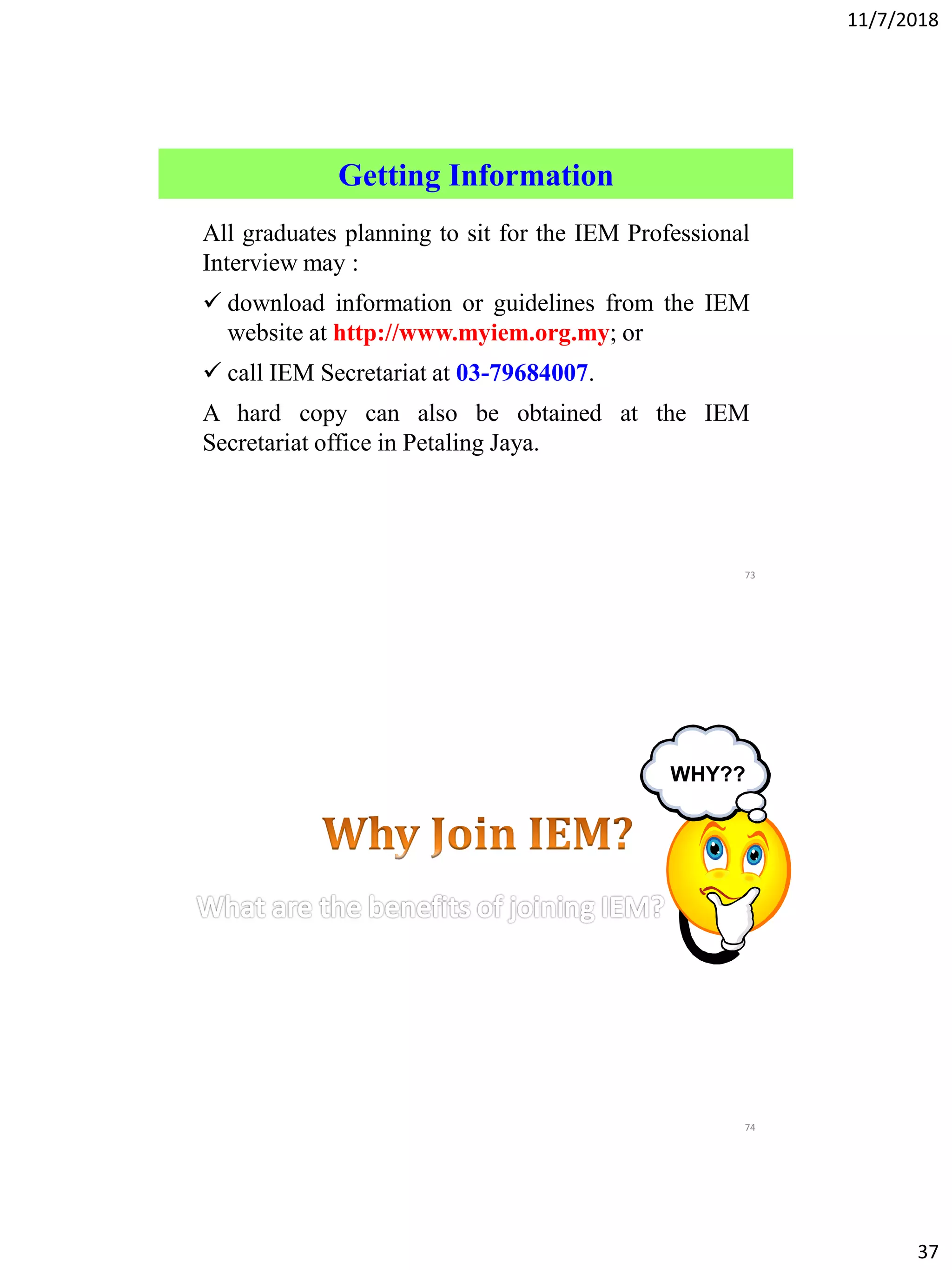 Route to Professional Engineer through IEM/BEM in Malaysia. | PDF