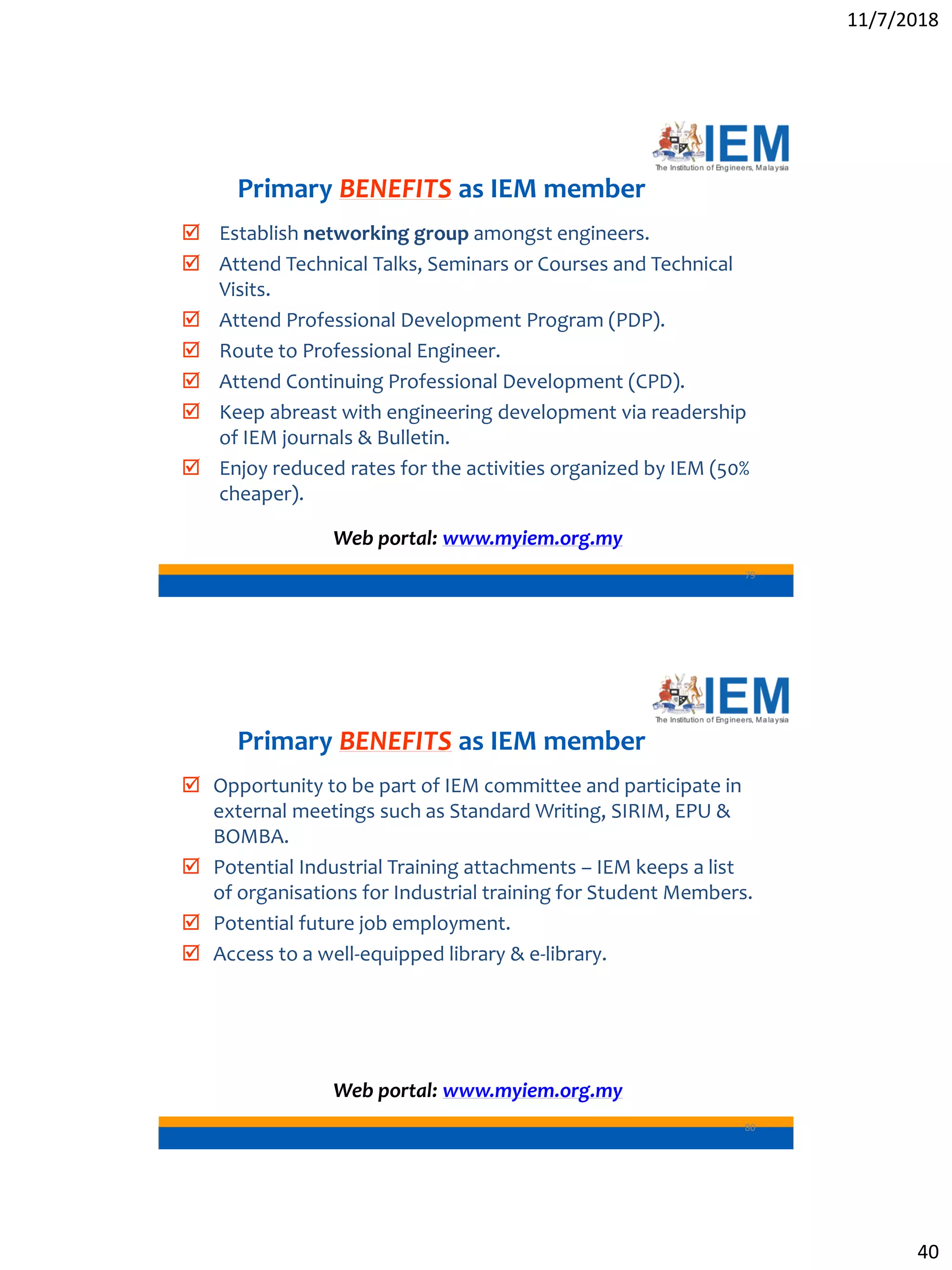 Route to Professional Engineer through IEM/BEM in Malaysia. | PDF