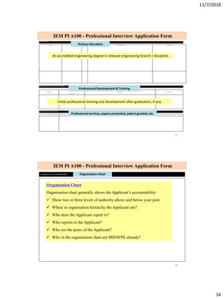 Route to Professional Engineer through IEM/BEM in Malaysia. | PDF