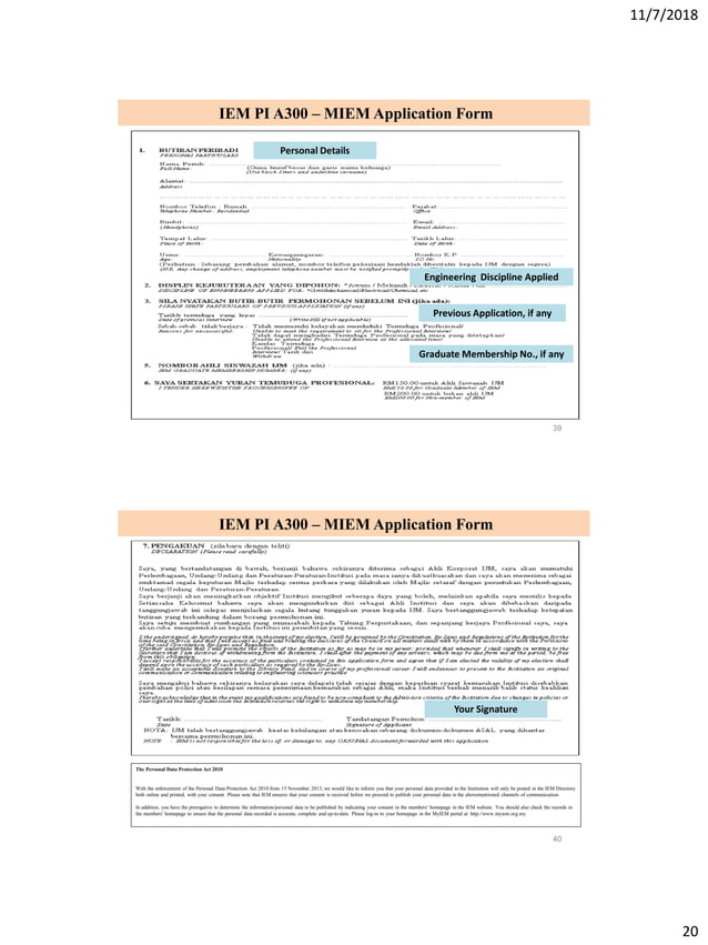 Route to Professional Engineer through IEM/BEM in Malaysia. | PDF