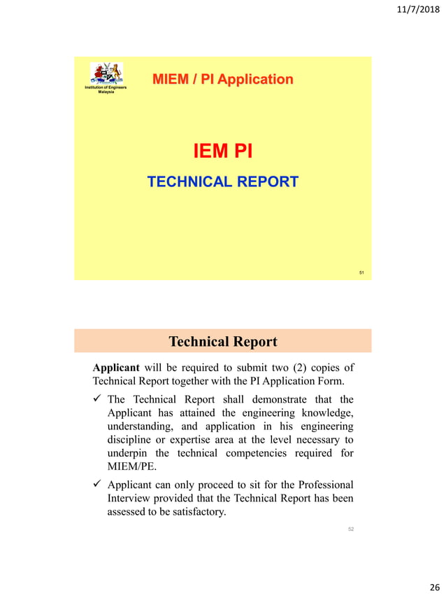 Route to Professional Engineer through IEM/BEM in Malaysia. | PDF