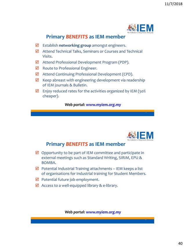 Route to Professional Engineer through IEM/BEM in Malaysia. | PDF