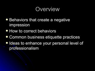 Professionalism | PPT