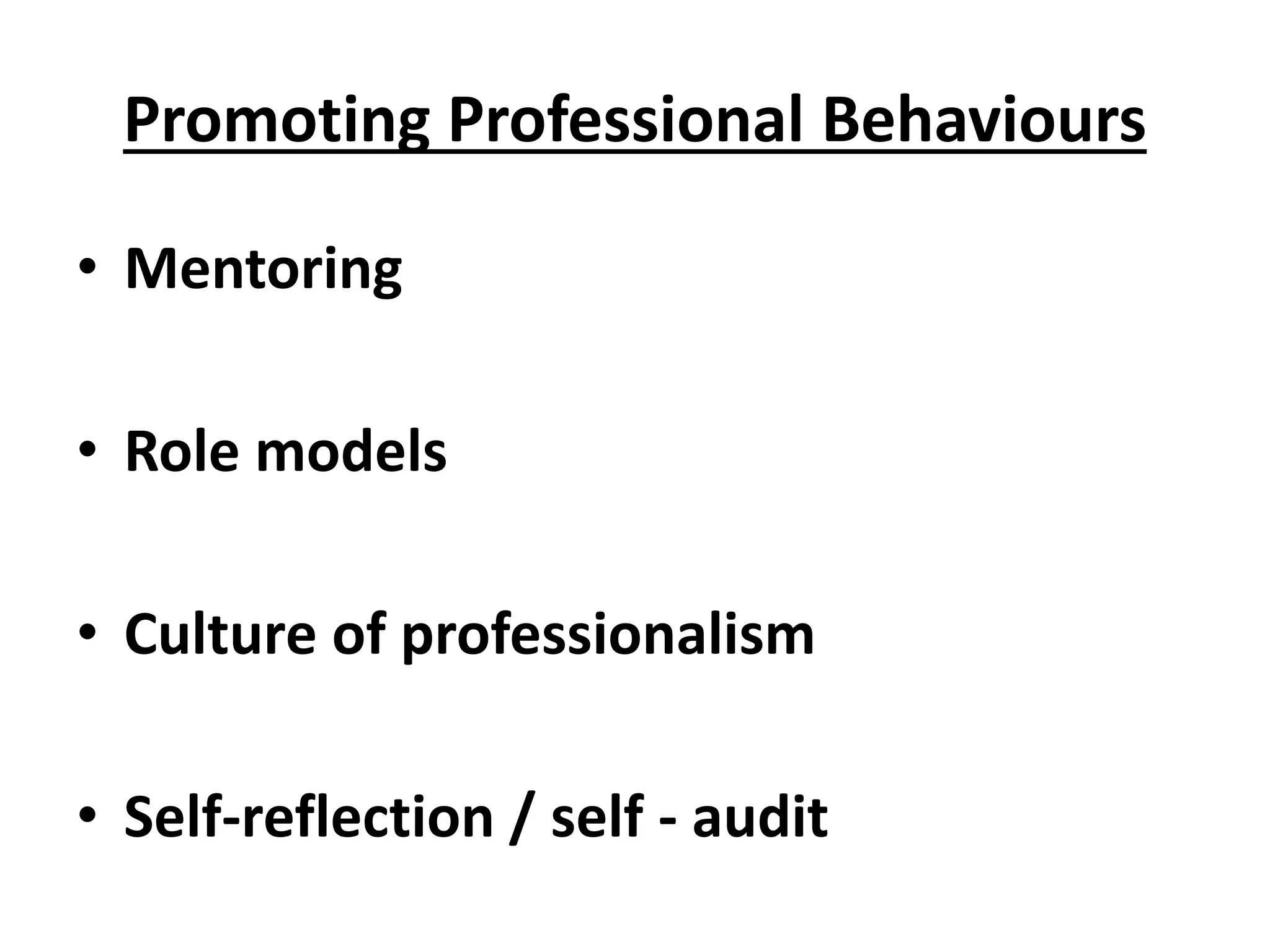 Professionalism | PPTX