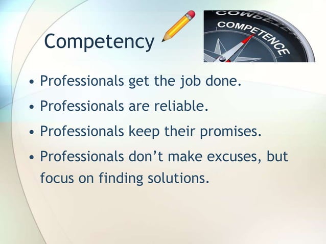 Professionalism | PPTX