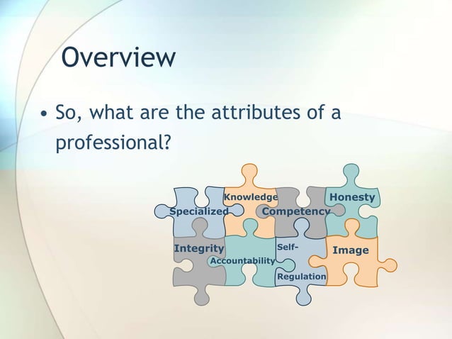 Professionalism | PPTX