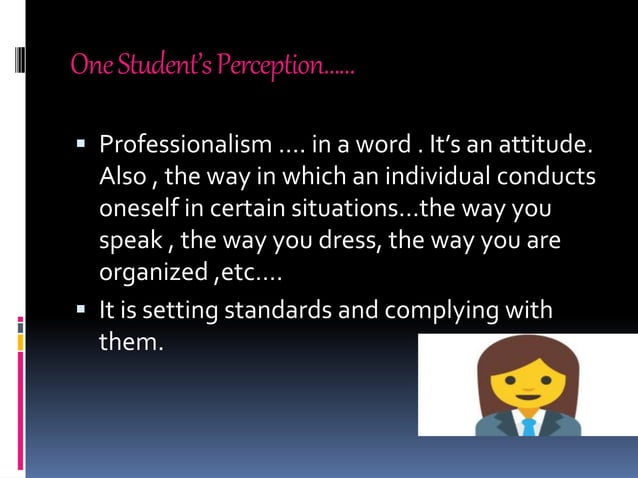 Professionalism | PPT