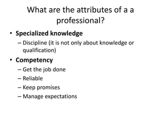 Professionalism.ppt