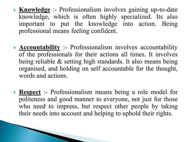 Professionalism Unit I in Nursing | PPTX