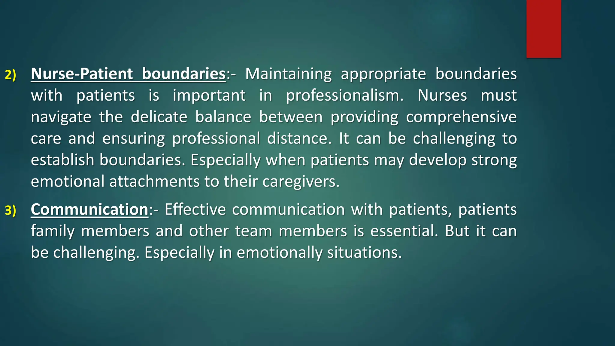 Professionalism in the nursing profession | PPTX
