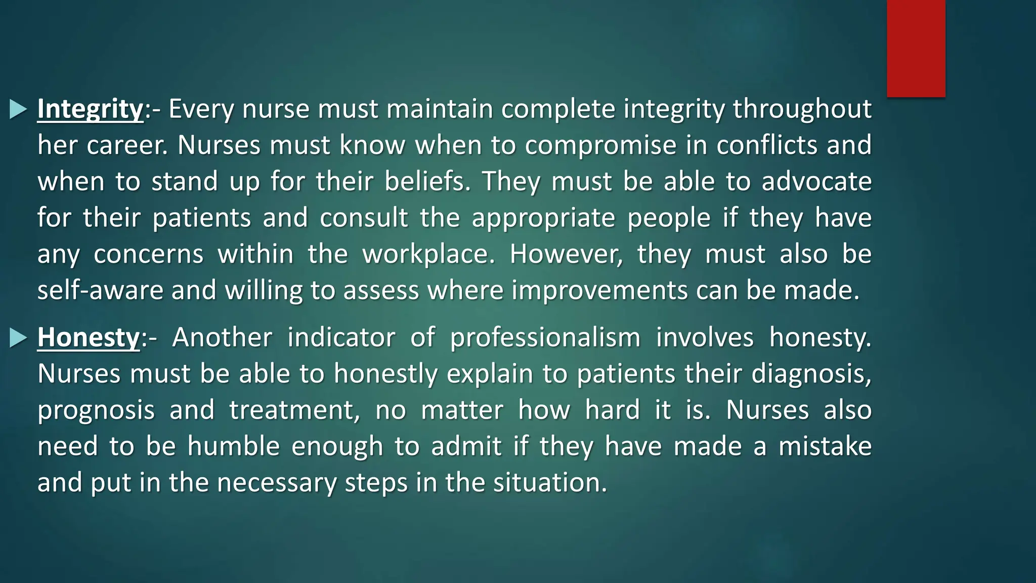 Unit-1 Importance of Professionalism in Nursing | PPTX