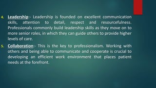 Unit-1 Importance of Professionalism in Nursing | PPTX