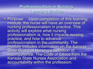 Professionalism%20in%20 nursing copy | PPT
