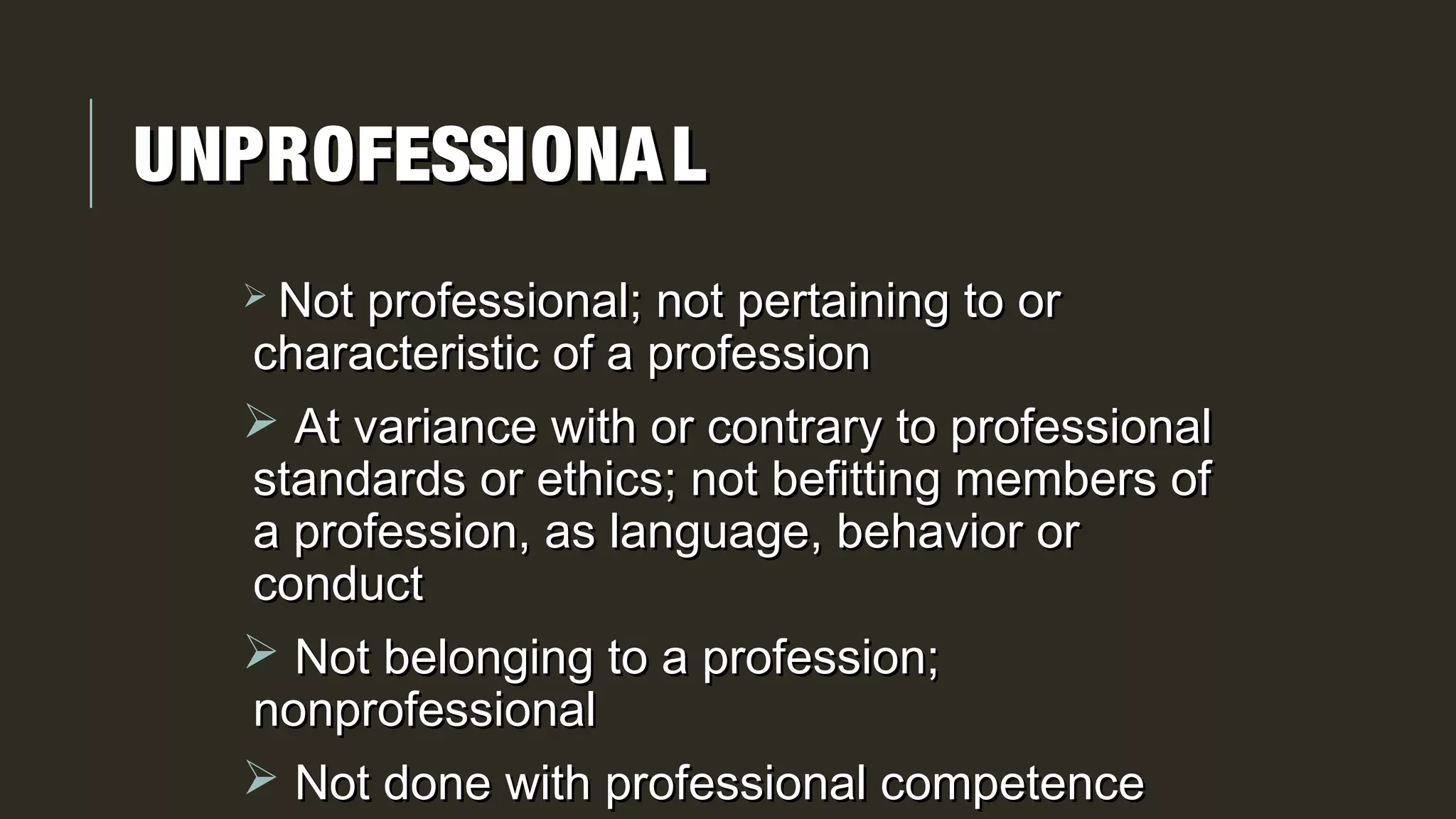 Professionalism in the Workplace | PPT