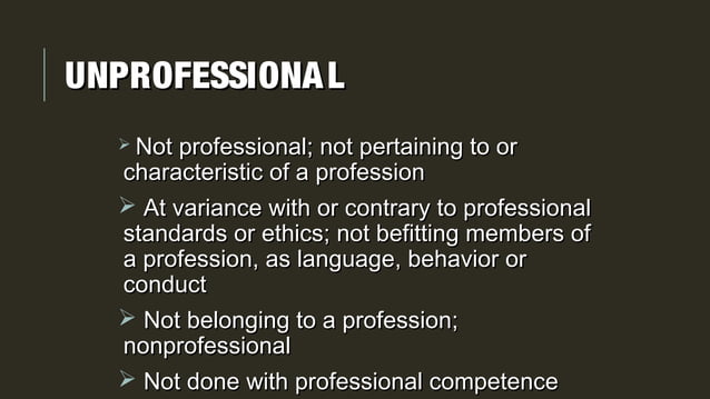 Professionalism in the Workplace | PPT