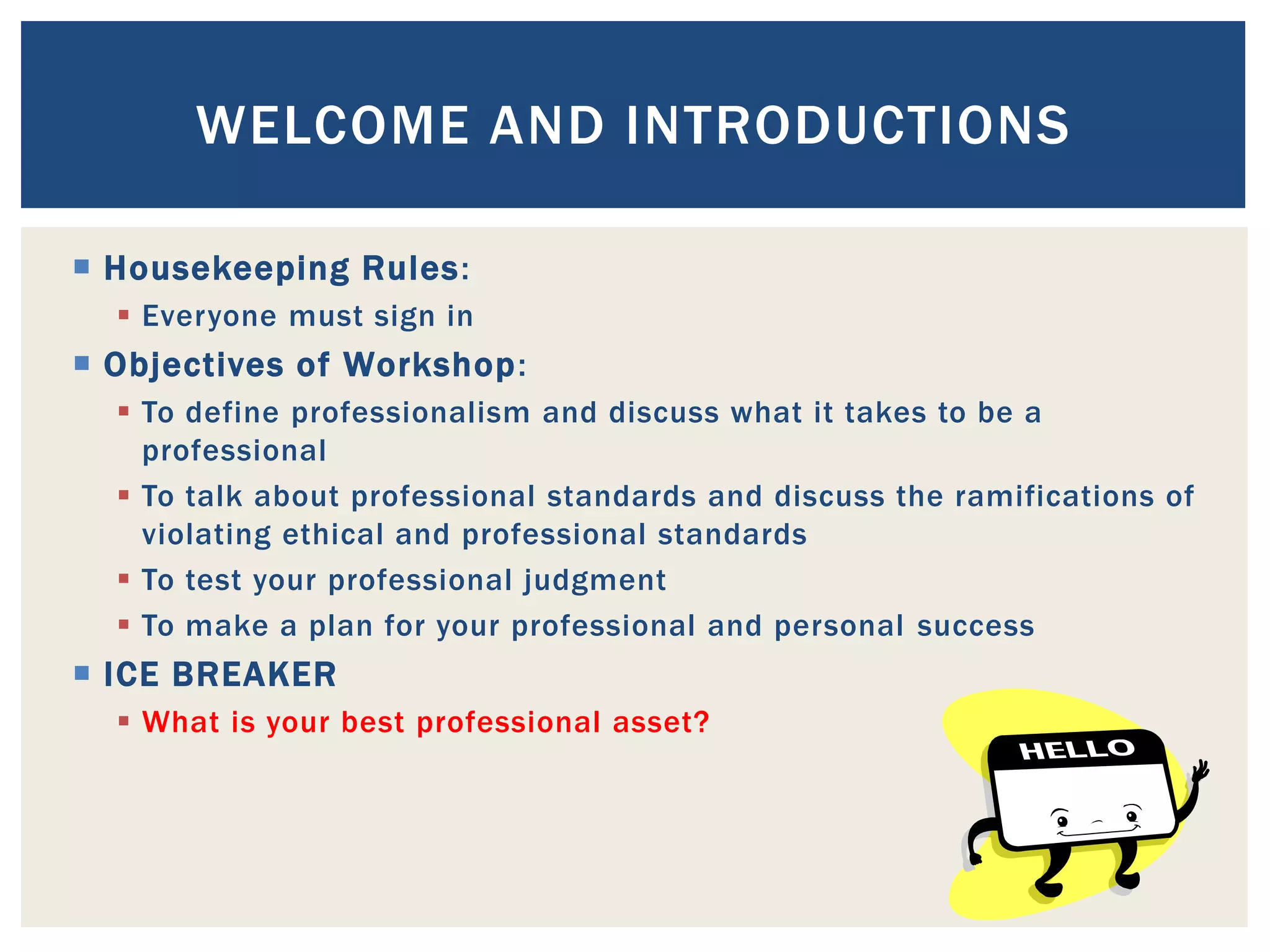 Professionalism H2P PowerPoint.pptx | Professional School ...