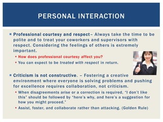 Professionalism H2P PowerPoint.pptx | Professional School ...