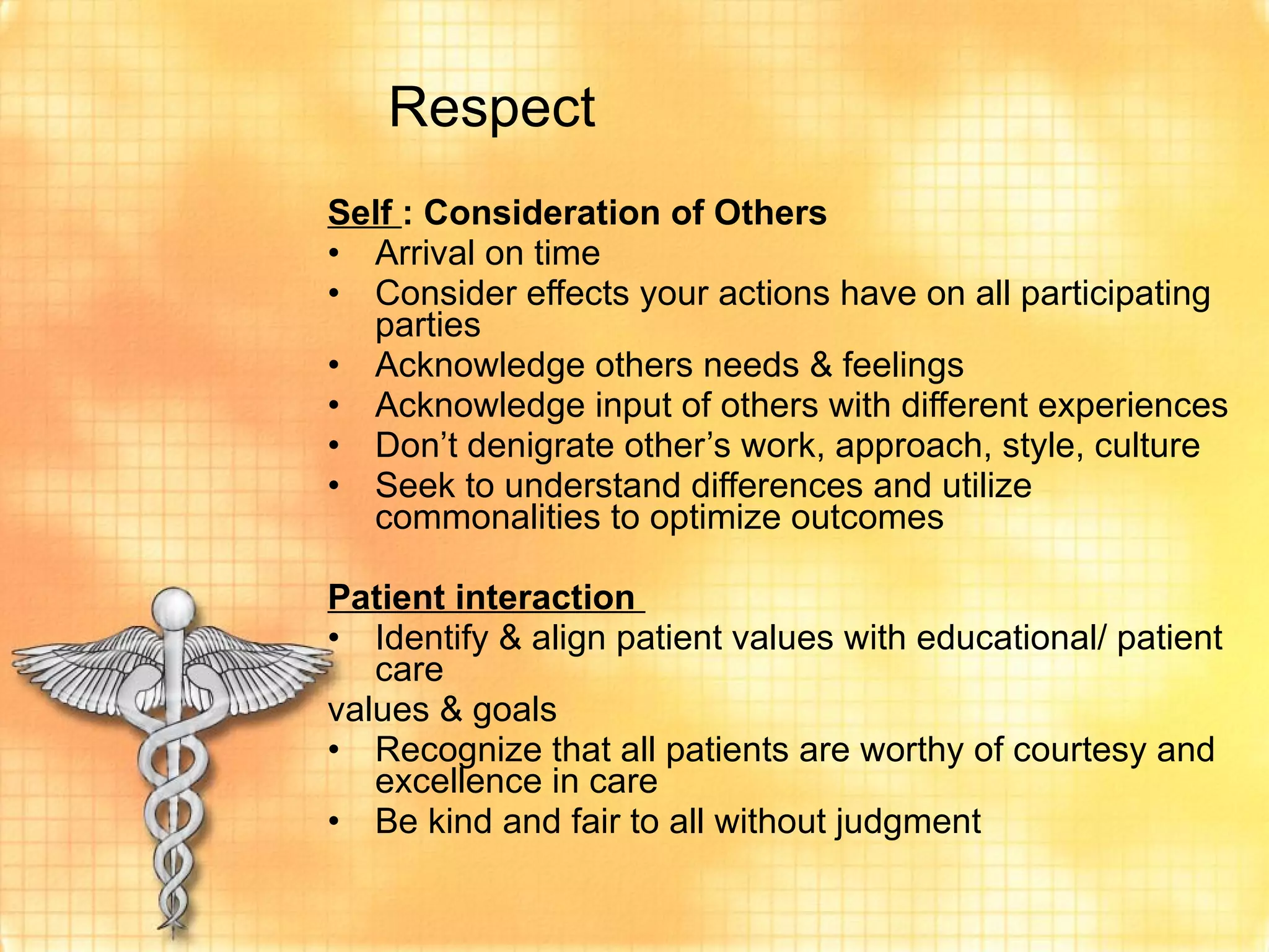 Professionalism in medical practice | PPT
