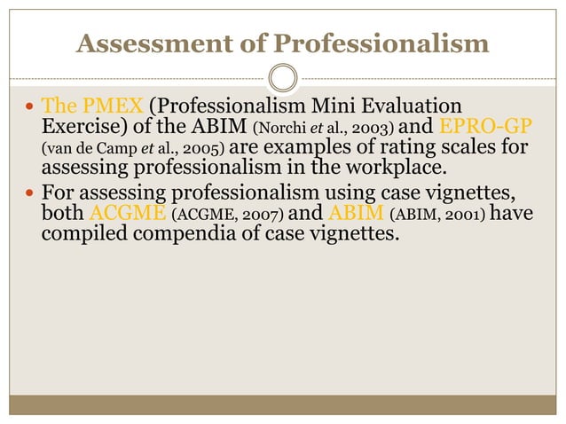 Professionalism in medicine | PPTX | Professional School | Postgraduate ...