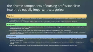 Professionalism in nursing | PPTX