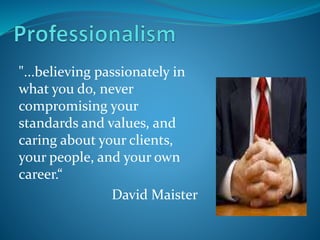 Professionalism in teacher education | PPTX