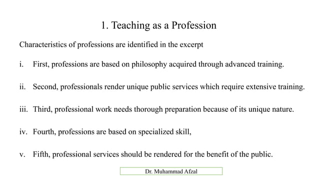 Professionalism in Teaching National Professional Standards.pptx
