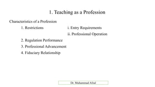Professionalism in Teaching National Professional Standards.pptx