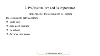 Professionalism in Teaching National Professional Standards.pptx ...