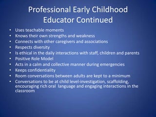 Professionalism In The Classroom | PPTX