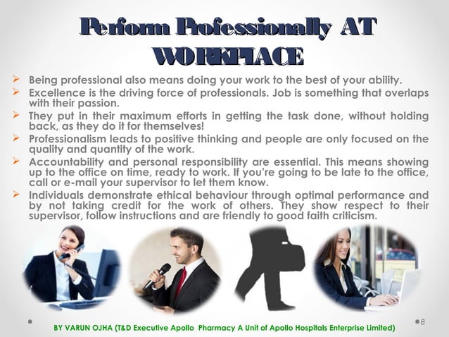 Professionalism in the workplace | PPT