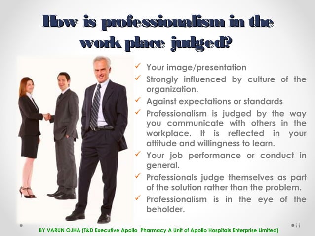 Professionalism in the workplace