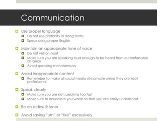 Professionalism | PPTX