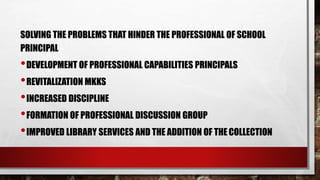 Professionalism principal leadership | PPT