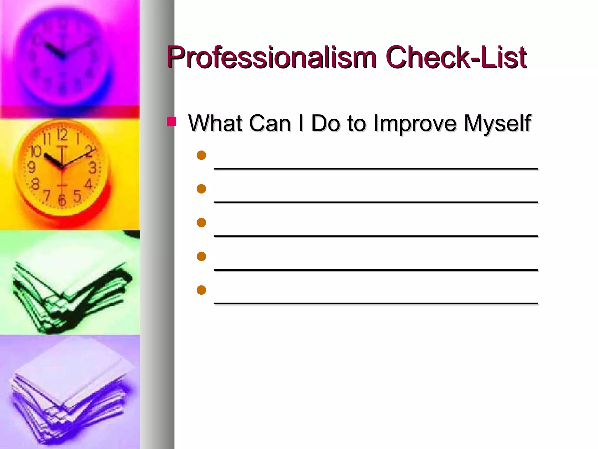 Professionalism Training | PPT