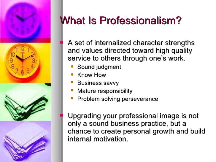 Professionalism Synonym