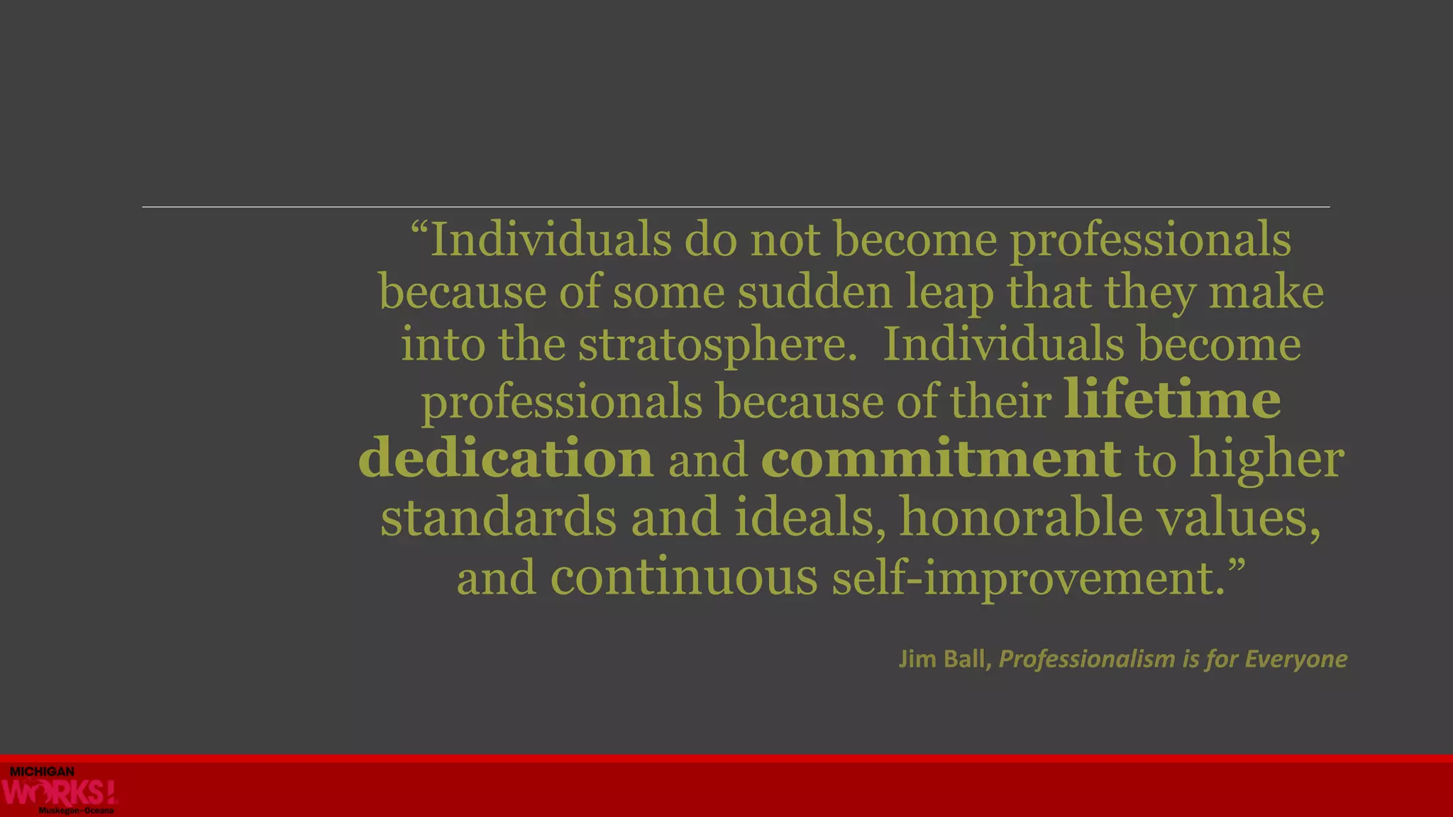 Professionalism & Work Ethic | PDF