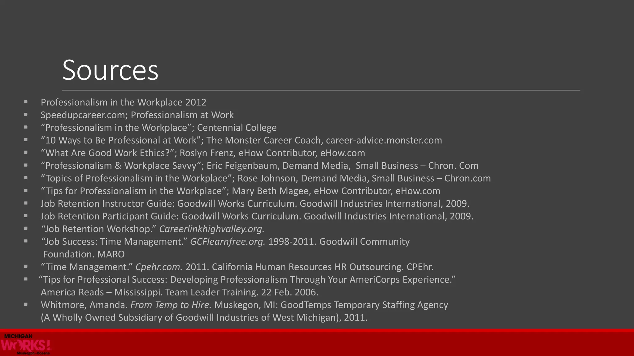 Professionalism & Work Ethic | PDF