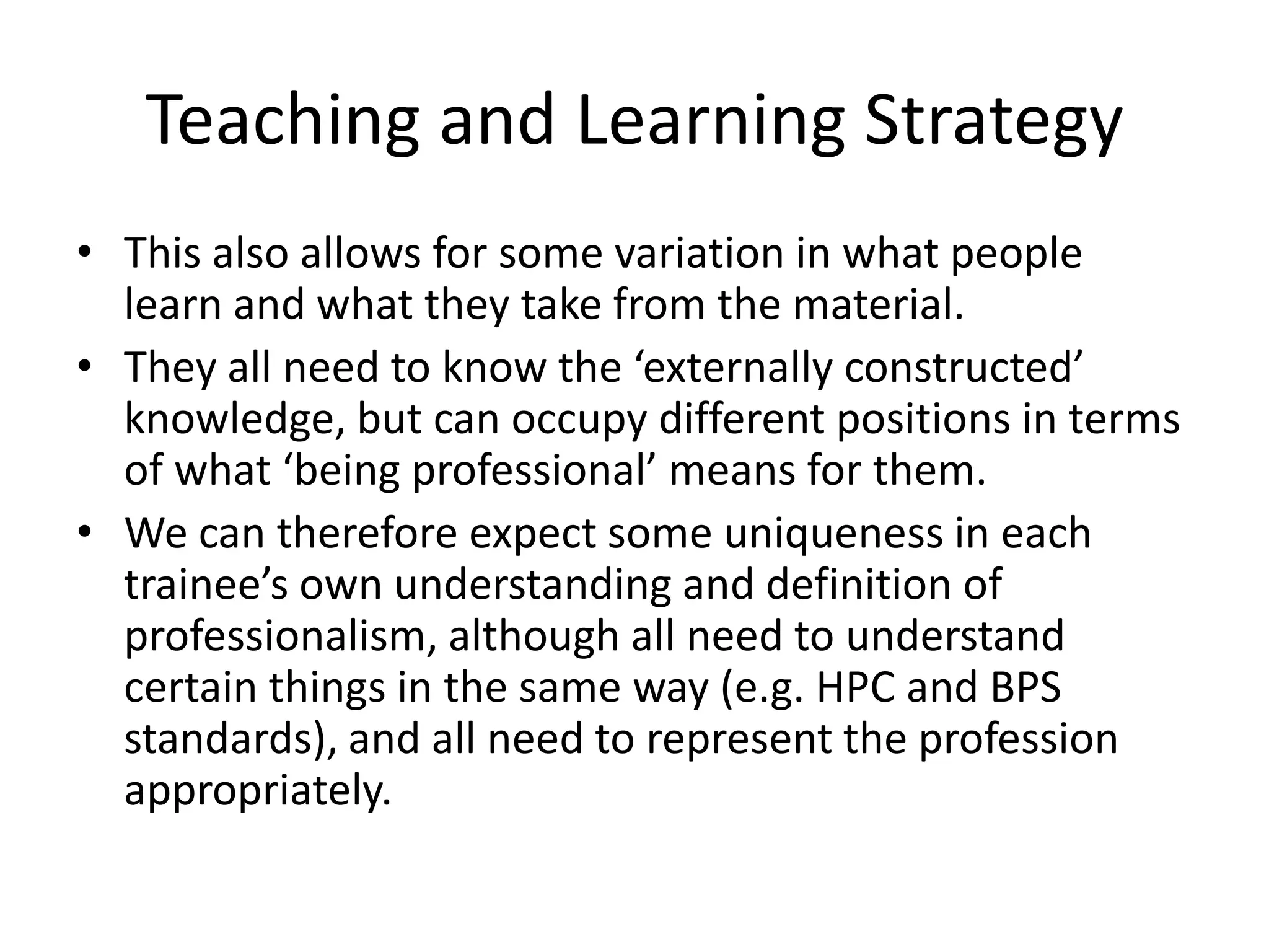 Professional issues strand presentation 2 | PPTX