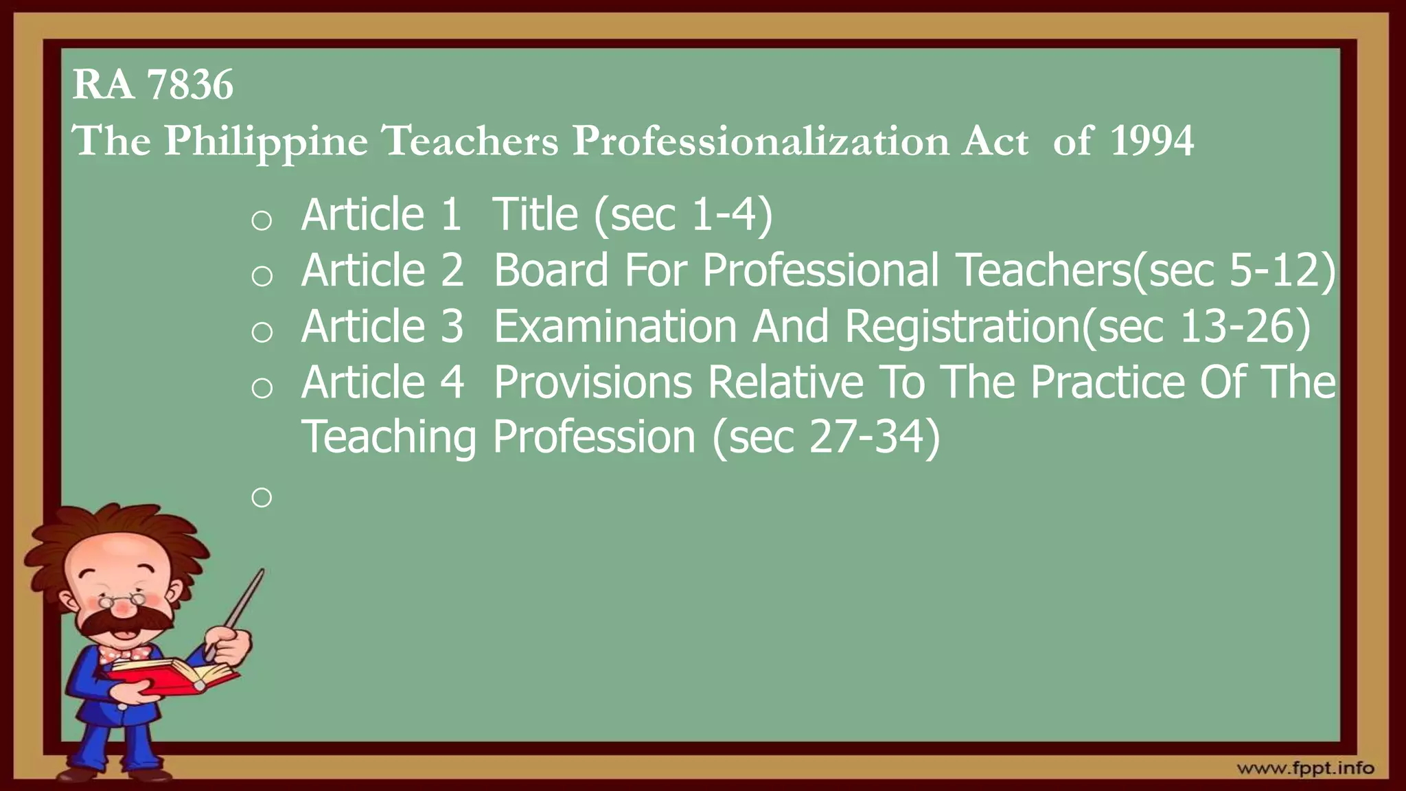 Professionalization Laws in the Philippines | PPTX