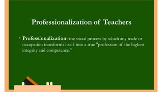 Professionalization Laws in the Philippines | PPTX